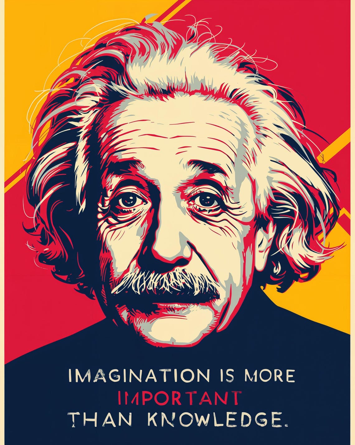 Albert Einstein Printable Wall Art – Imagination Quote – Vintage ...