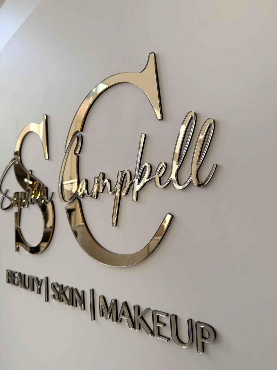 Custom 3D Acrylic Logo Sign: Laser Cut Business Wall Decor - Etsy