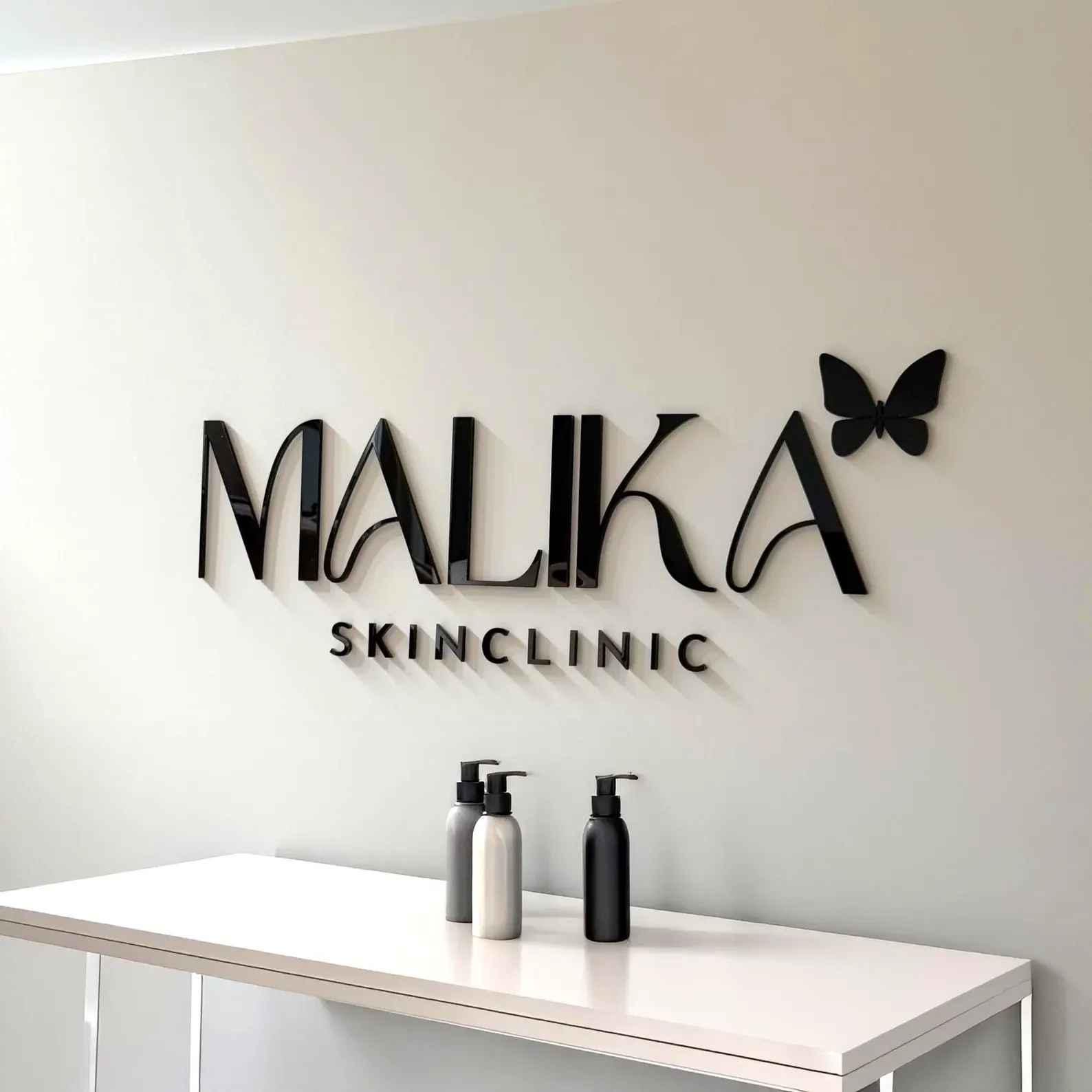 Custom 3D Acrylic Logo Sign: Laser Cut Business Wall Decor - Etsy
