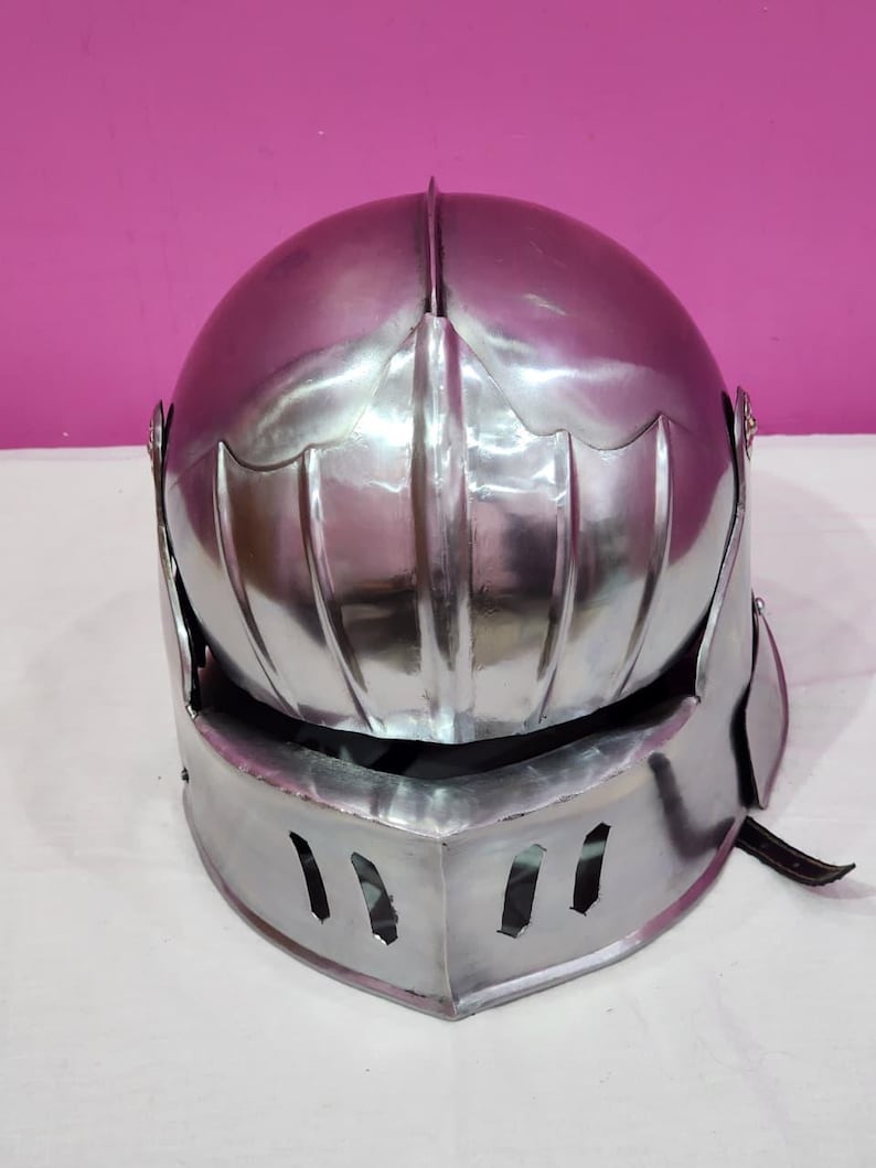 Medieval Sallet Helmet, Knight Warrior Helmet, LARP Costume Armor ...