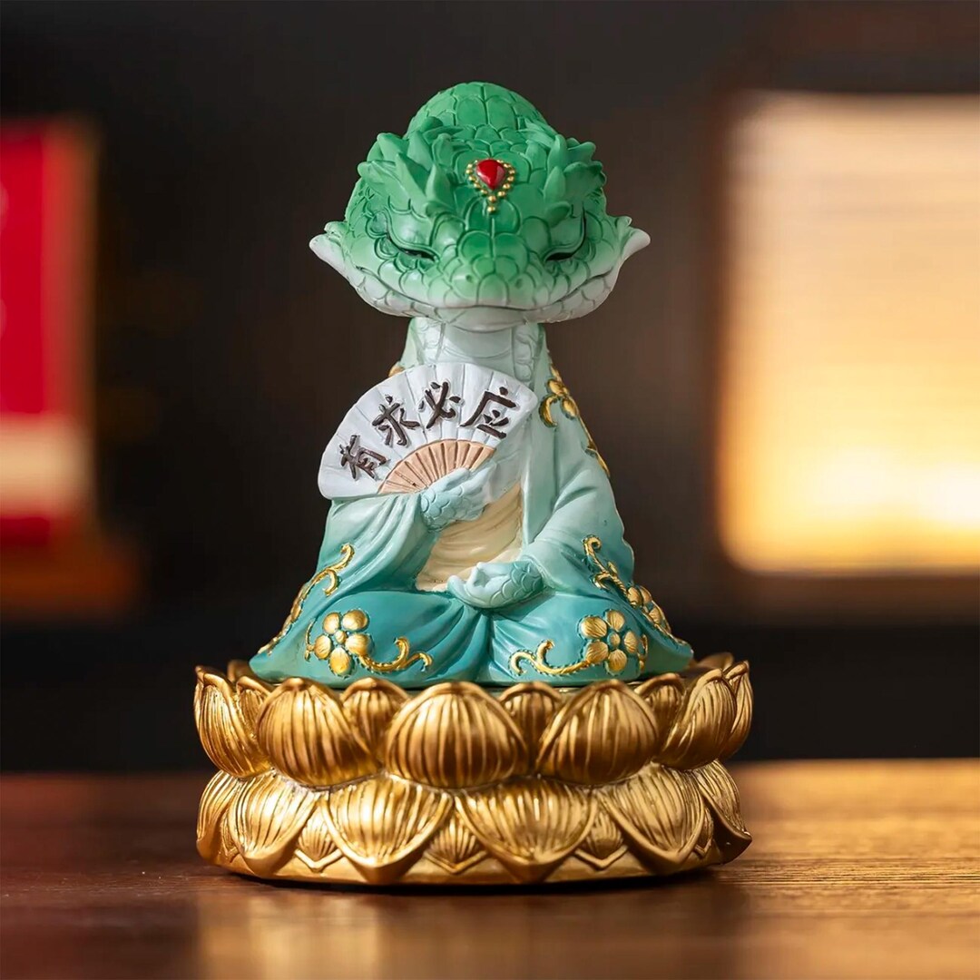 Eastern Folklore Willow Immortal (snake Spirit) Figurine Wishfulfilling ...