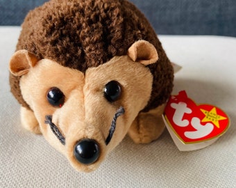 Ty Beanie Baby - "prickles" the Hedgehog- 1998 Rare Vintage Collectable ...