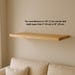 Handmade Natural Wood Floating Shelf: Rustic Home Decor - Etsy