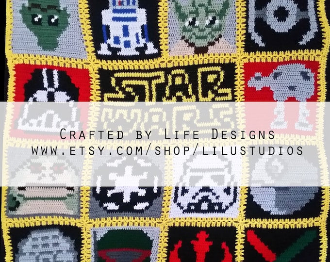 Star Wars Themed Charts for Crochet or Knitting Pattern {graph Style ...