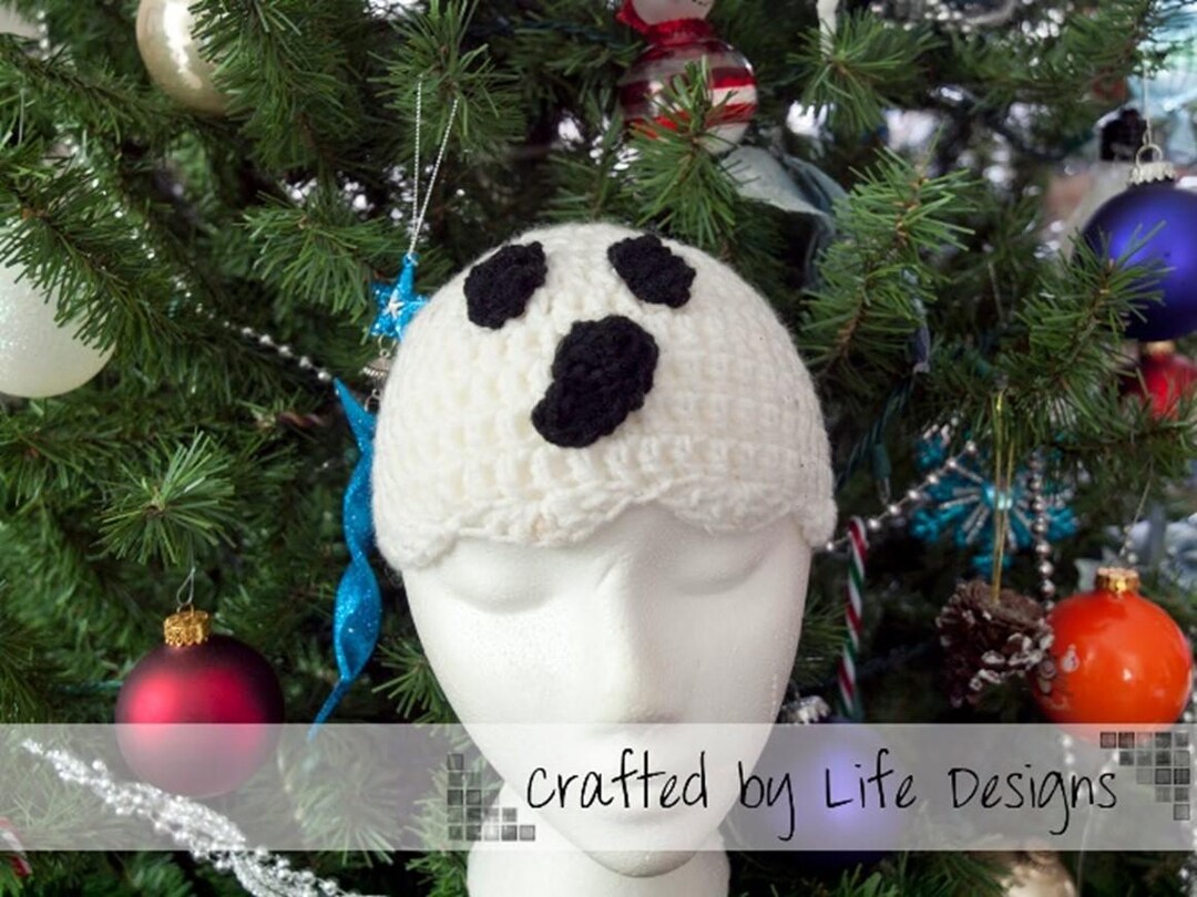 Ghost Crochet Hat Pattern - Etsy