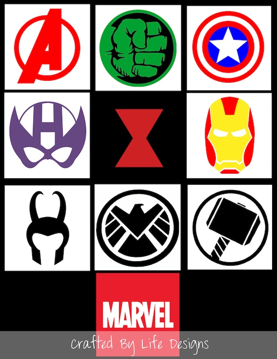 Superhero Team Logo Agency Creates Avengers Inspired Superhero Logos