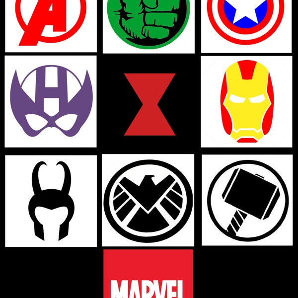 Superhero Team Logos - Etsy