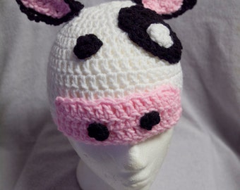 Cow Hat Crochet Pattern - Etsy