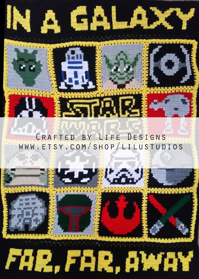 Star Wars Themed Charts for Crochet or Knitting Pattern {graph Style ...