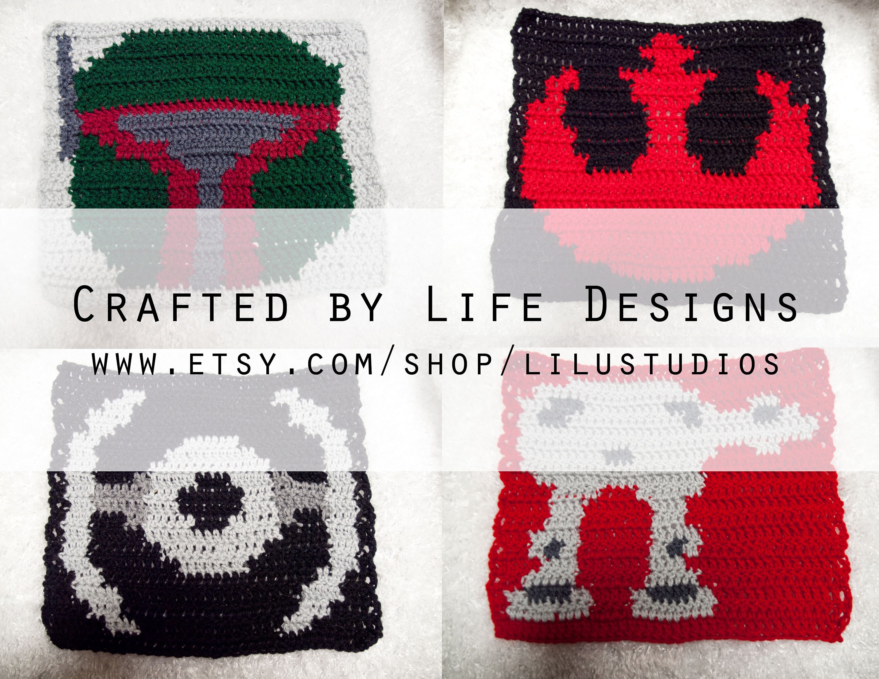 Star Wars Themed Charts for Crochet or Knitting Pattern {graph Style ...