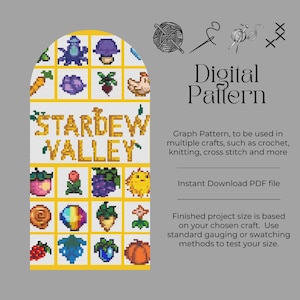 Stardew Valley Crochet/knitting Charts: 21 Graph Patterns (PDF Download ...