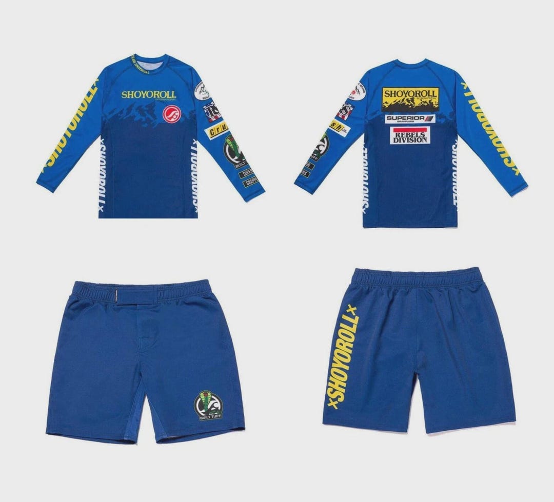 Shoyoroll Batch #108 Stampede Rash Guard LS & Short Bjj Uniform Jiu ...
