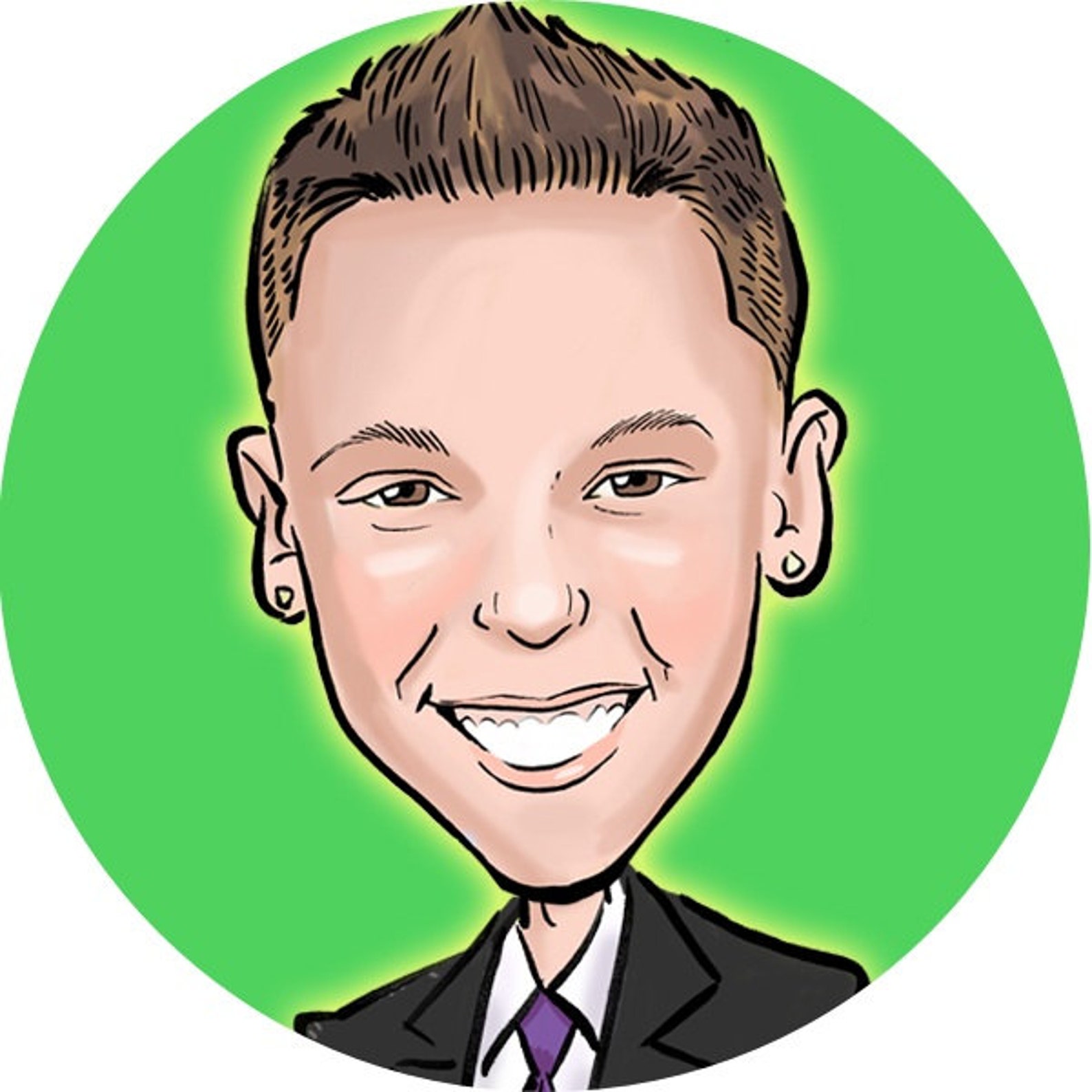 Custom Caricature Favor Stickers - Etsy