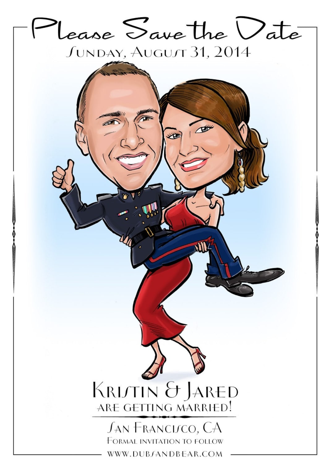 Cute and Funny Wedding Save the Date Cards and Magnets, Invitations ...