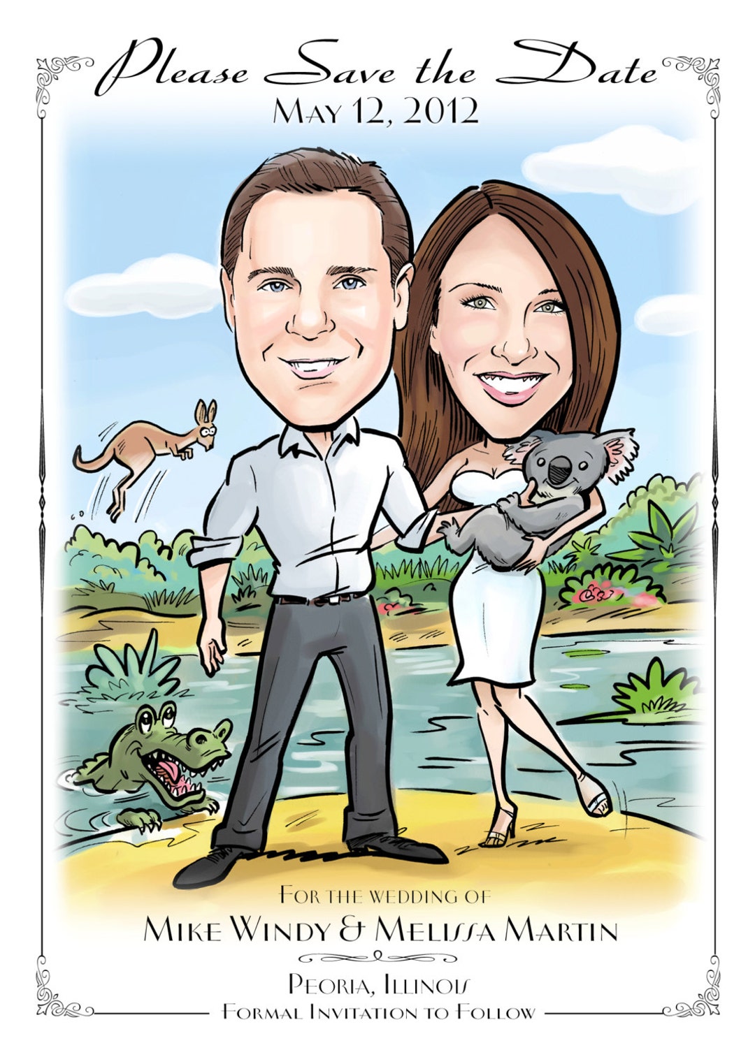 Cute and Funny Save the Date Cards, Save the Date Magnet, Wedding ...