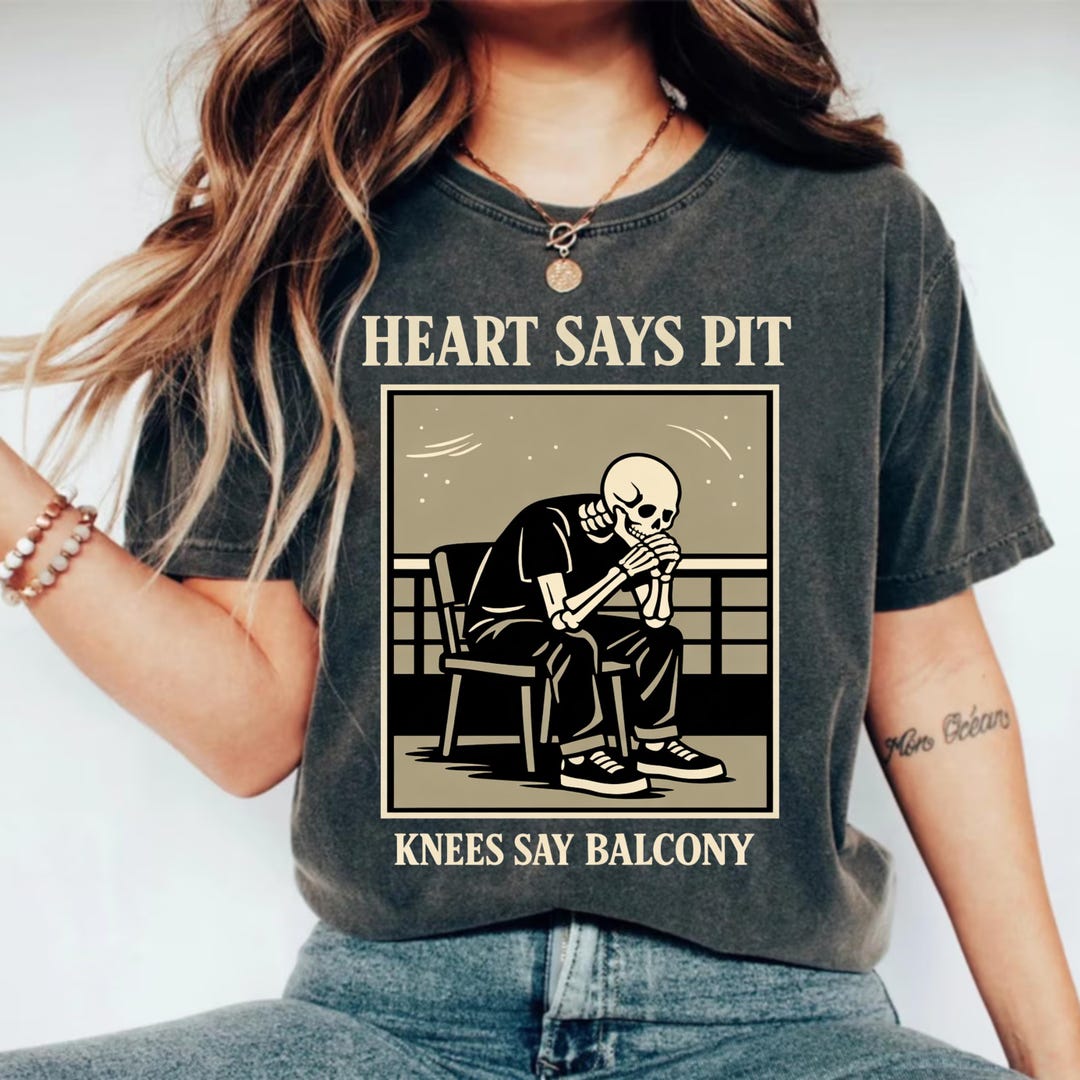 Heart Says Pit Knees Say Balcony PNG, Funny Quote Humor Png, Funny ...