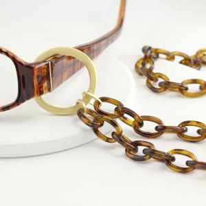 Lanyard-tortoise Shell Eyeglass Chain-tortoise Eyewear-glasses Chain ...