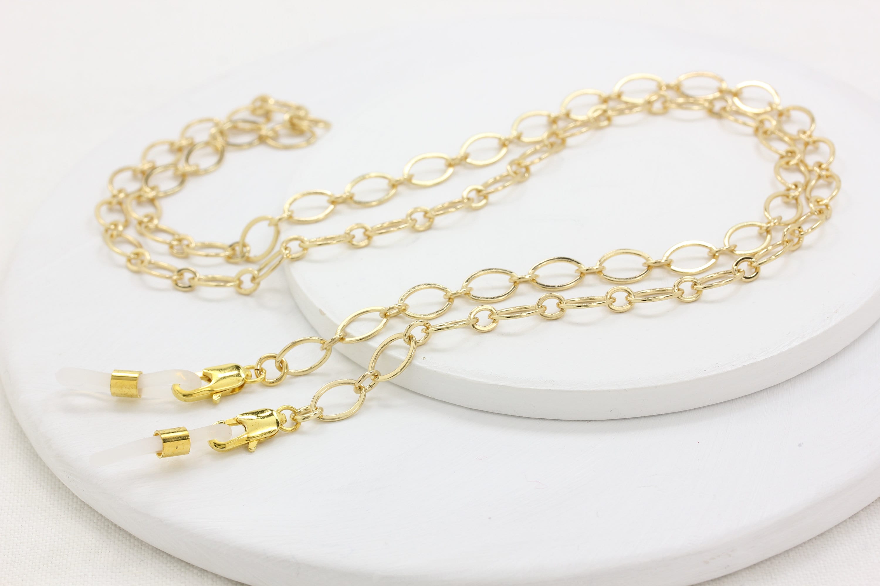 Gold Eyeglass Sunglasses Chain Upscale Chunky Gold Eyeglass | Etsy