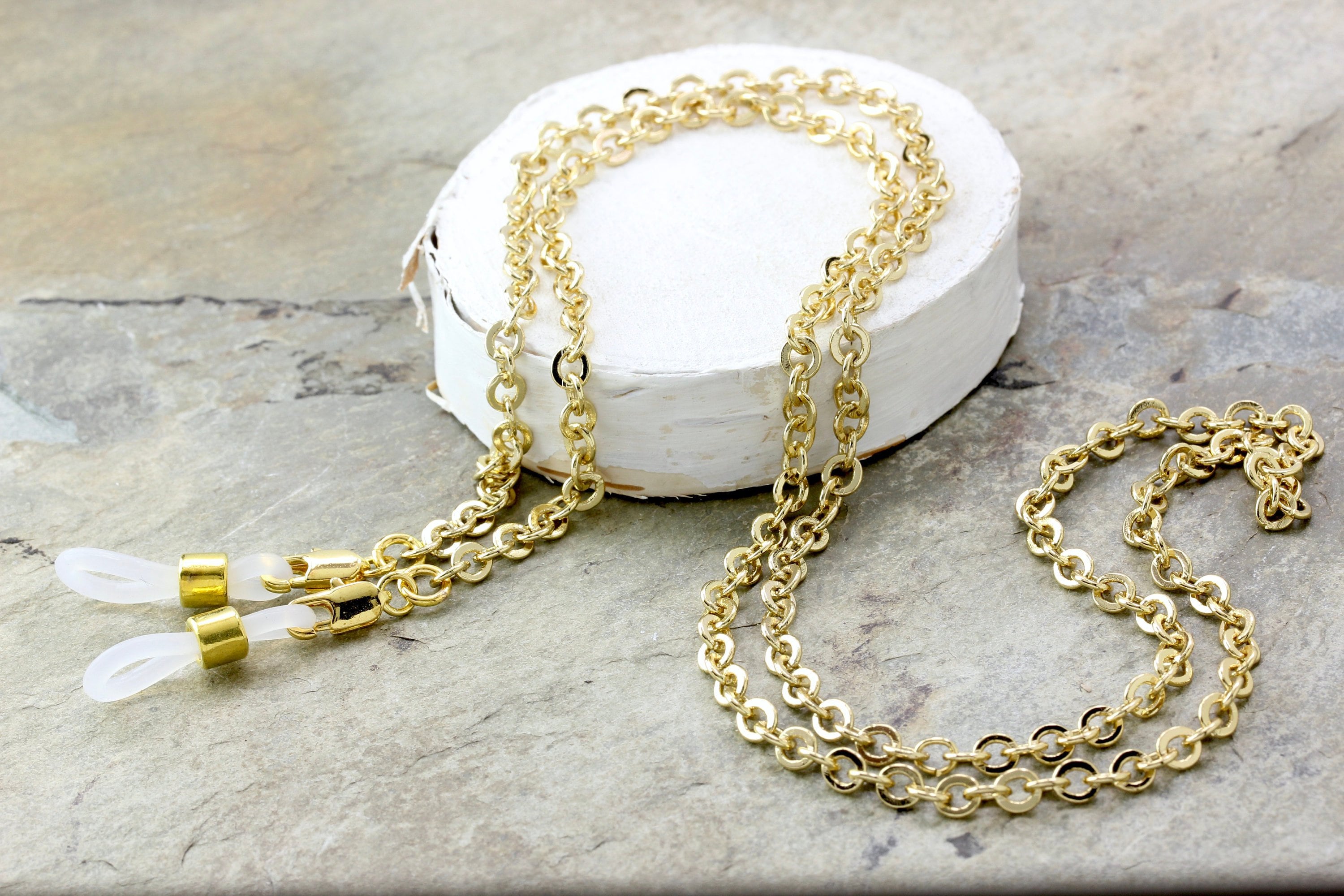 Simplicity Gold Eyeglass Chain Gold Glasses Chain Gold | Etsy