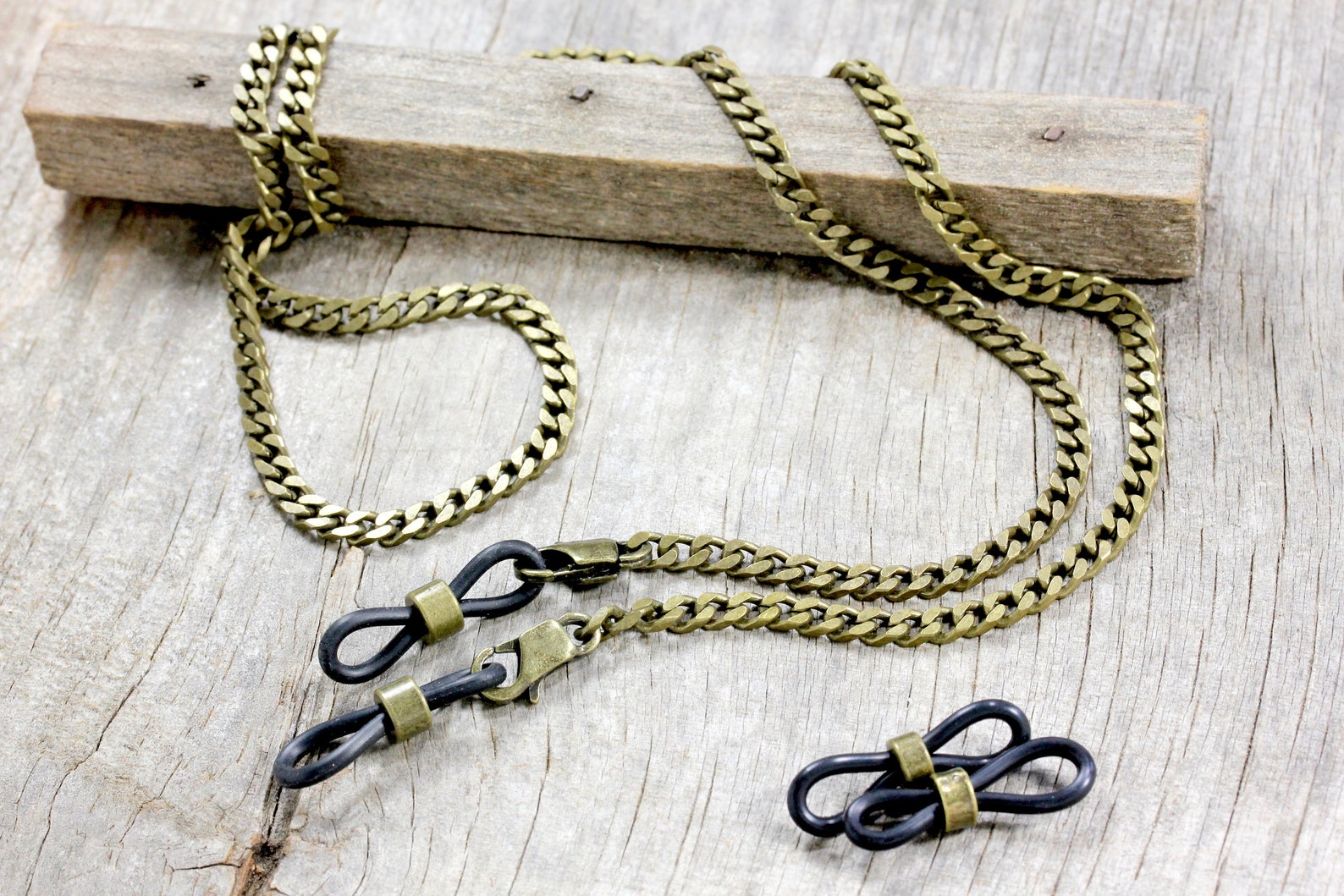 Mens Urban Brass Eyeglass Chain Antique Brass Glasses Chain - Etsy