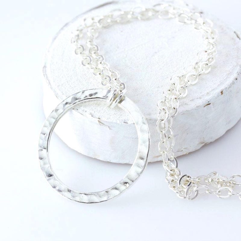 Organic Hammered Loops - Etsy