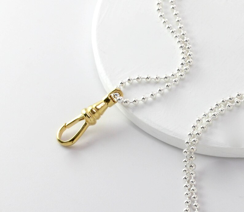 Gold ID Badge Lanyard Gold Ball Chain Lanyard Gold Lanyard - Etsy