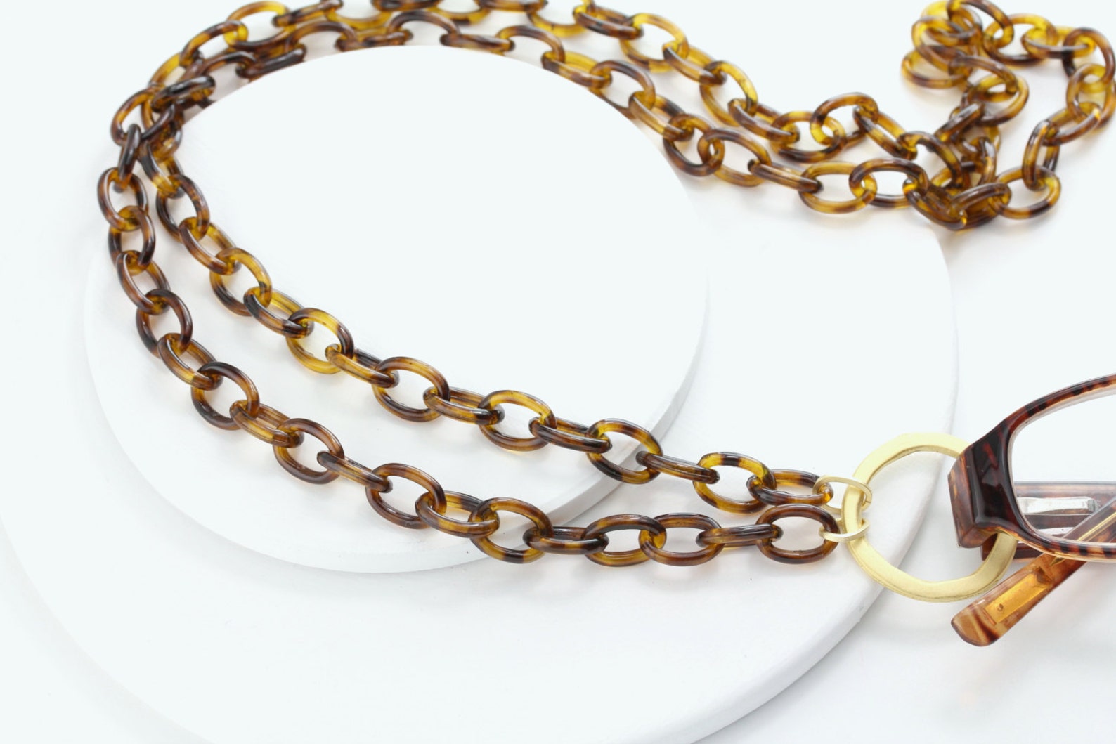 Lanyard-tortoise Shell Eyeglass Chain-tortoise Eyewear-glasses Chain ...