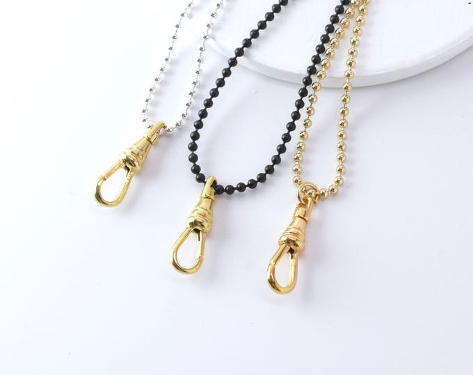 Gold ID Badge Lanyard, Gold Ball Chain Lanyard, Gold Lanyard, ID Badge ...