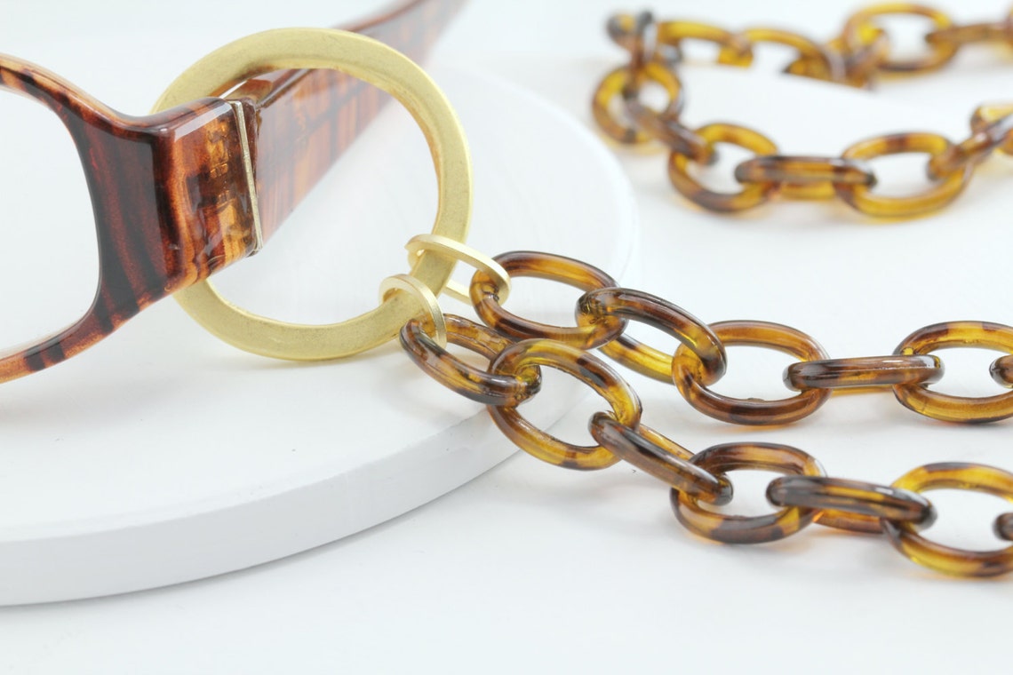 Lanyard-tortoise Shell Eyeglass Chain-tortoise Eyewear-glasses Chain ...