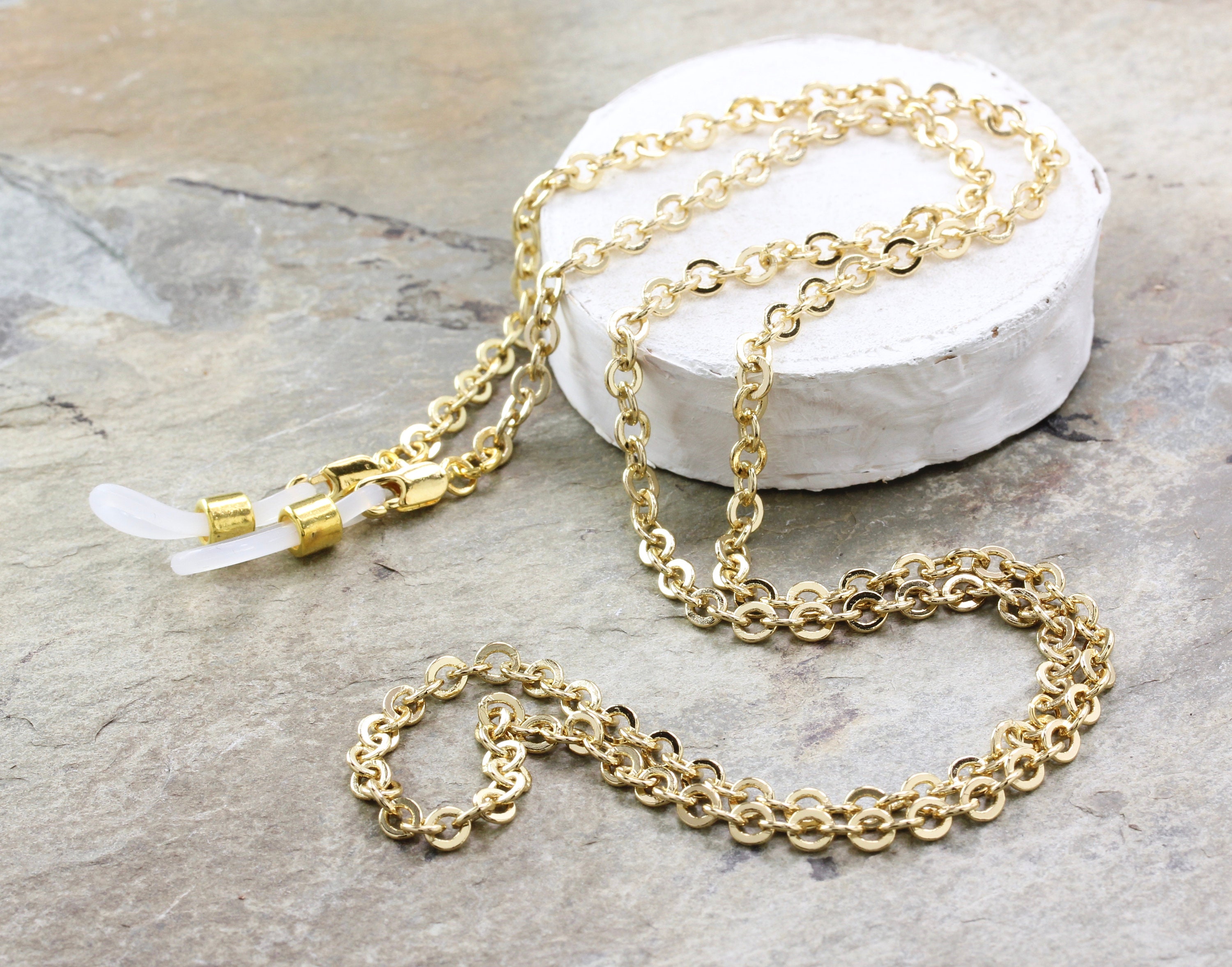 Simplicity Gold Eyeglass Chain Gold Glasses Chain Gold | Etsy