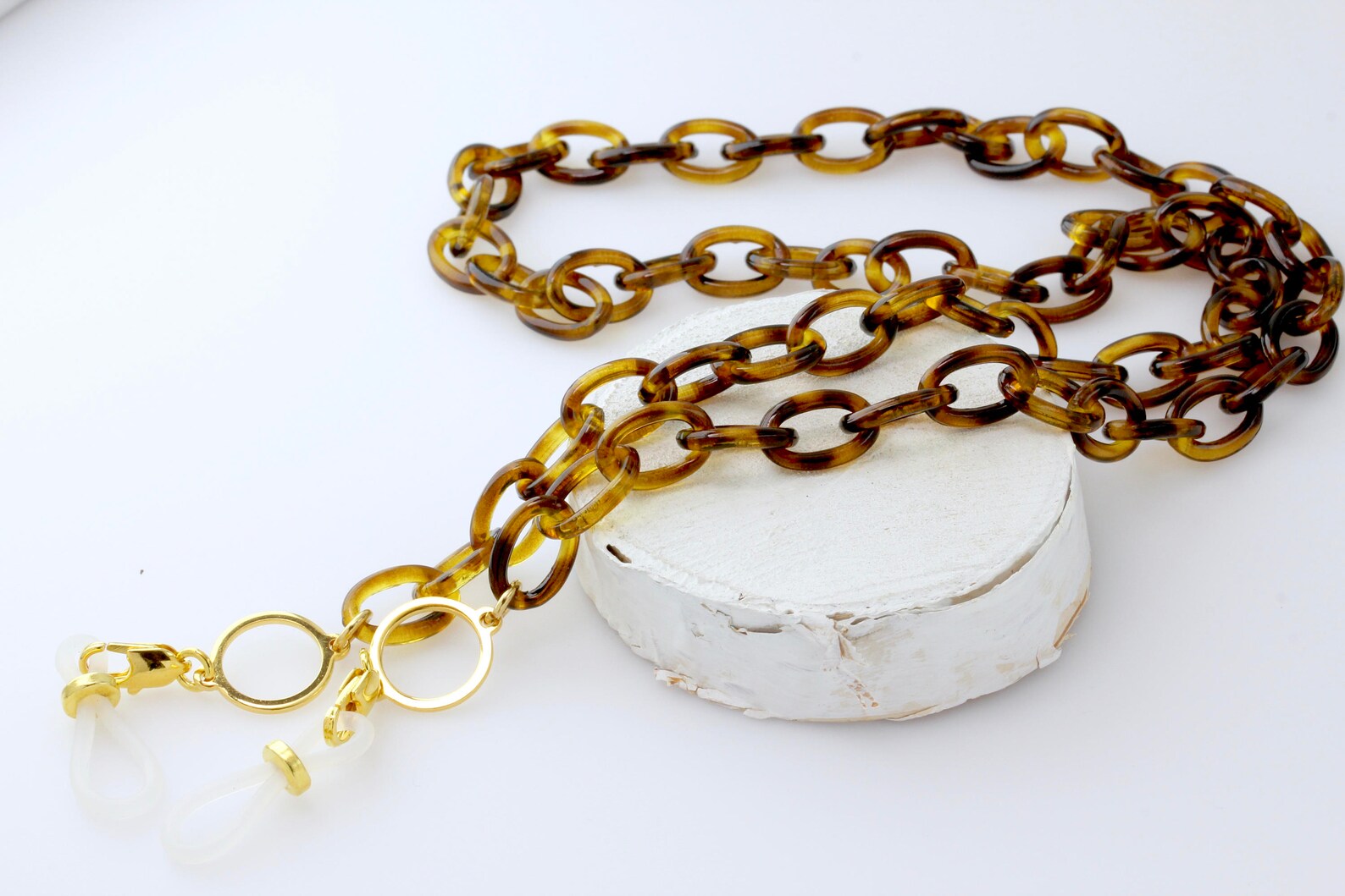 Tortoise Shell Gold Eyeglass Chain Tortoise Sunglasses - Etsy