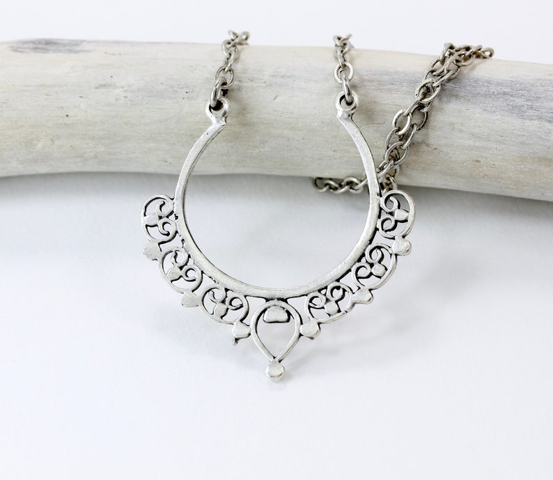 Silver Lace Eyeglass Chain: Antique Silver Boho Sunglasses Holder - Etsy