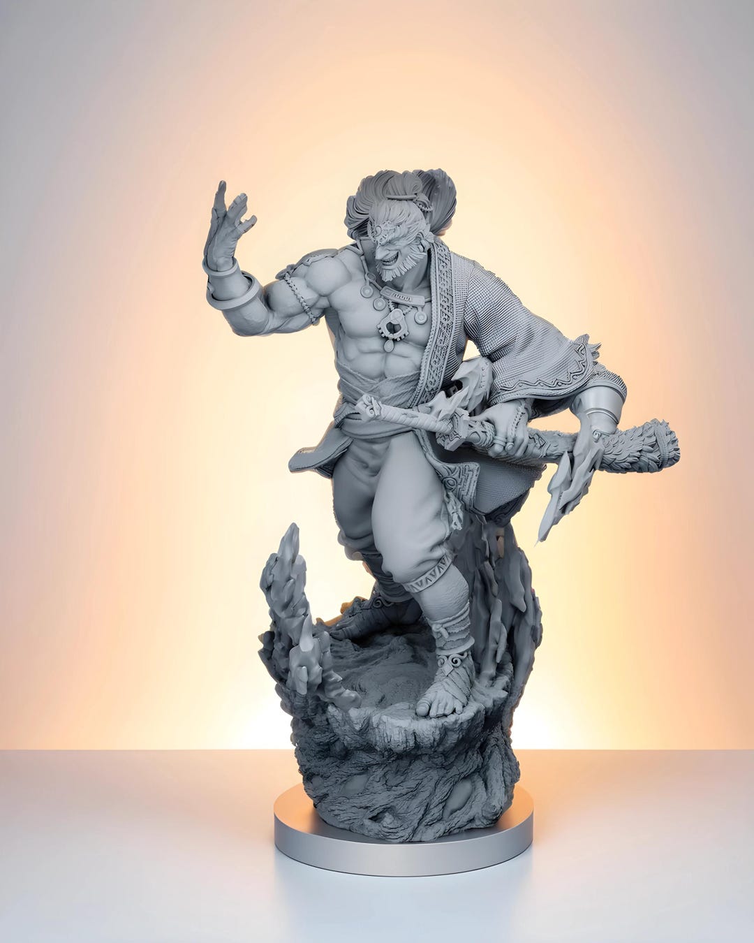 Demonic Boar King STL: Dark Fantasy Monster Figurine (3D Print File) - Etsy