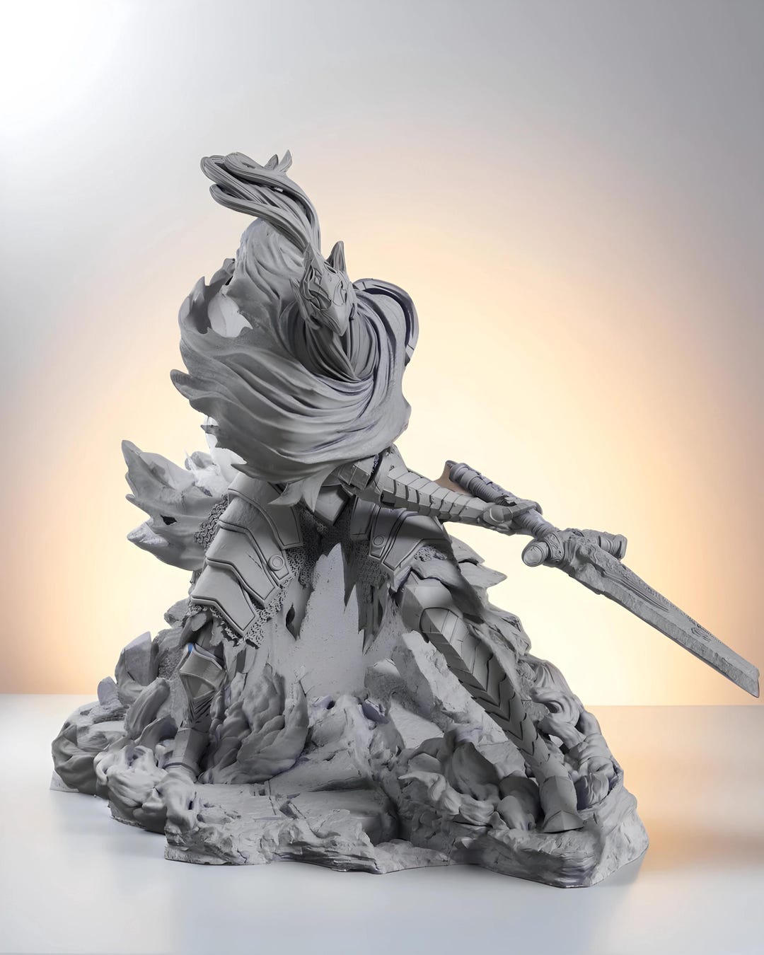 Dark Souls Artorias Figure | Fantasy STL Statue | Abysswalker Knight ...