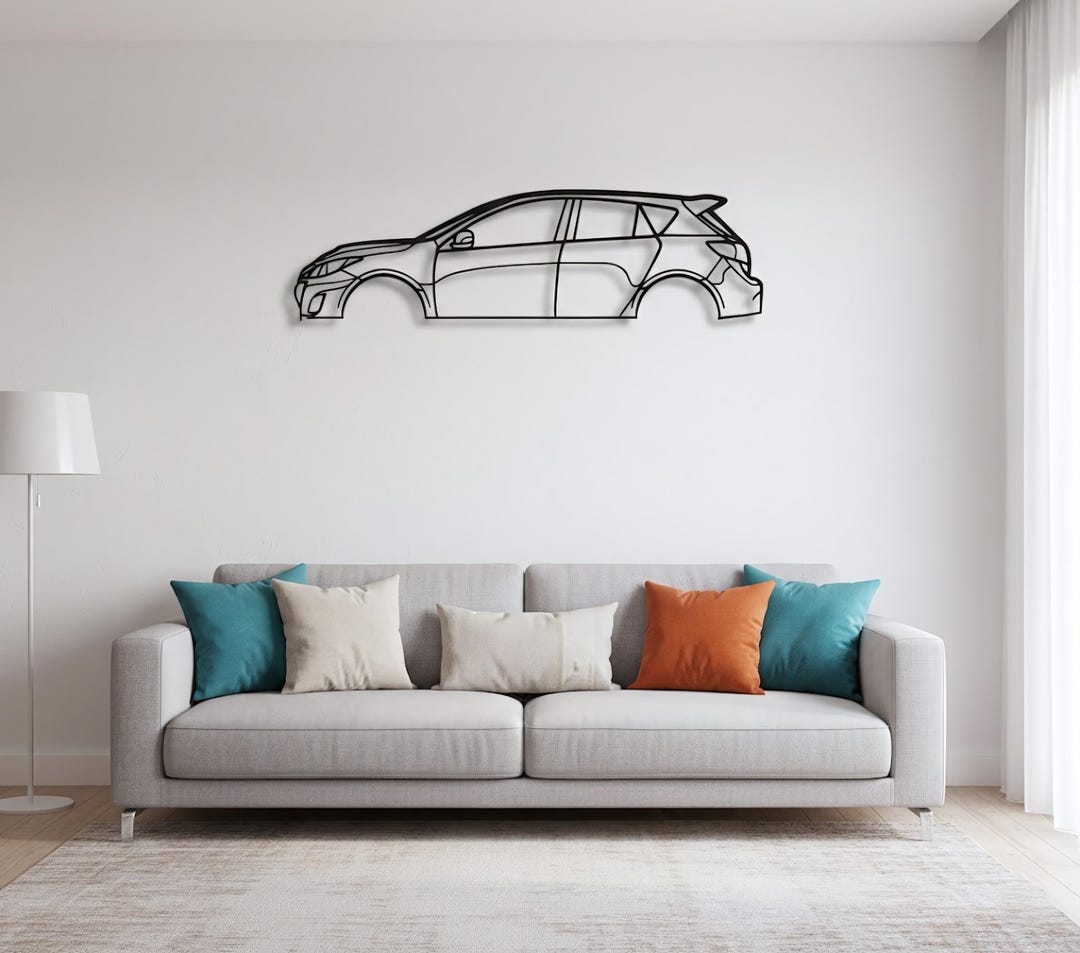 Mspeed 3 Car Metal Wall Art, Metal Car Wall Decor, Gift for Car Lovers ...