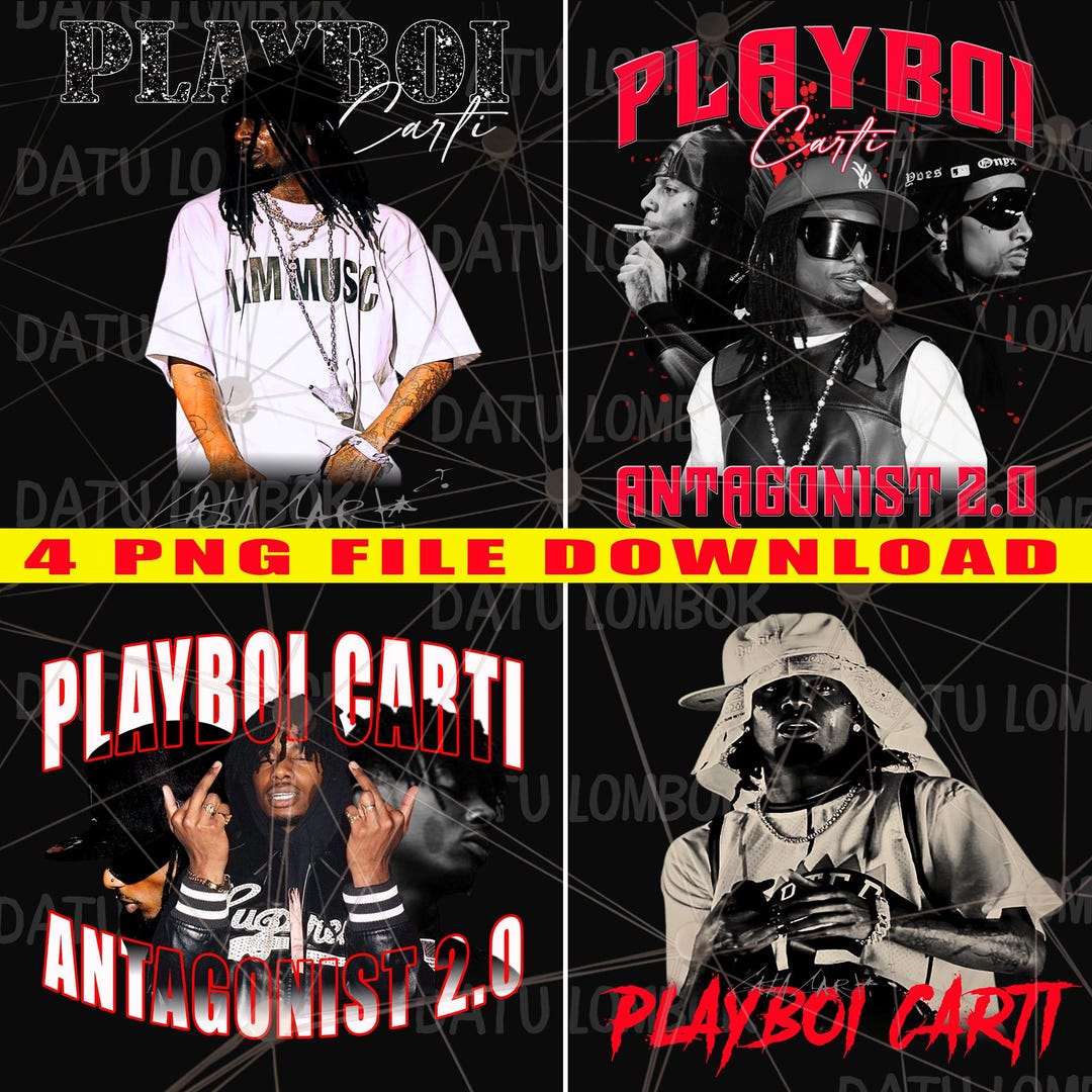Playboi Carti PNG, Am I Music, Antagonist Digital Download - Etsy Canada