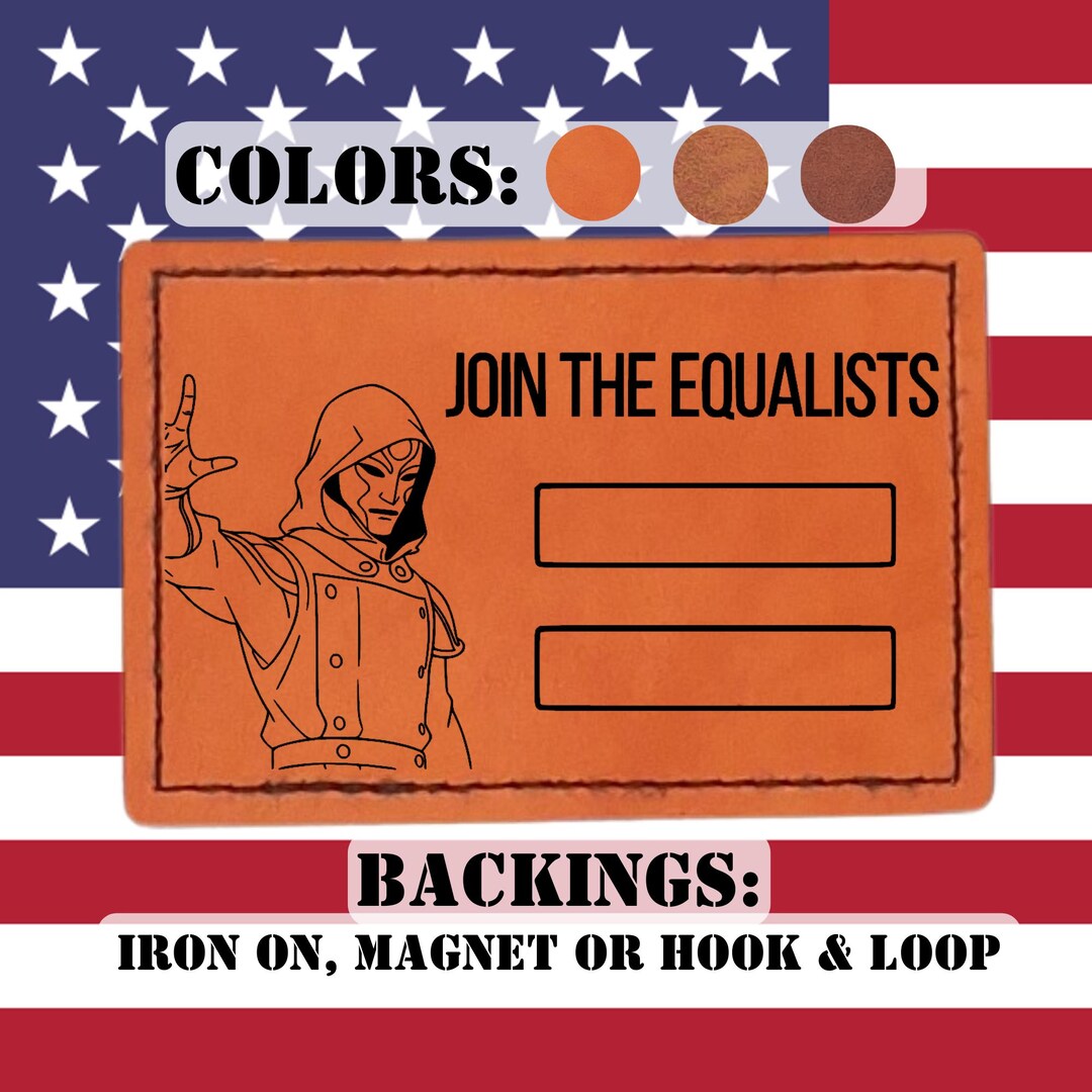 JOIN THE EQUALISTS | Avatar Villain Irony | Patch | Magnet, Hook and ...