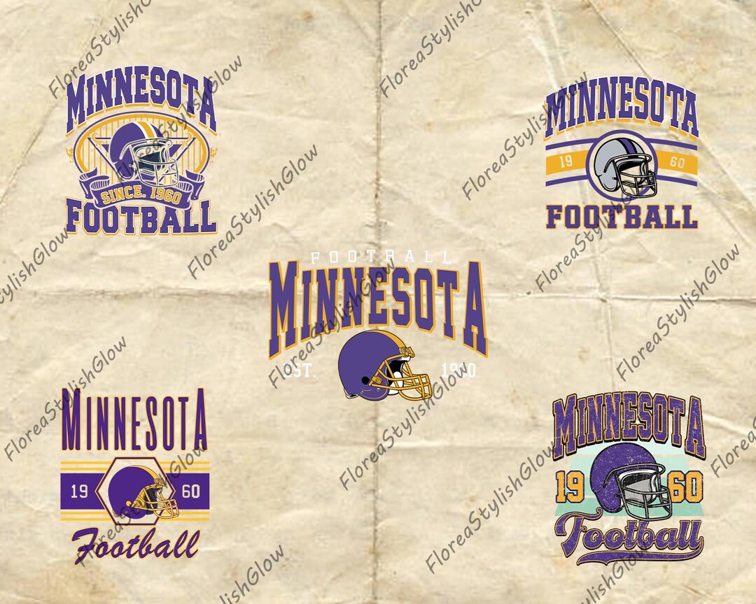 Minnesota Football PNG Bundle, Vintage Game Day Design (digital ...