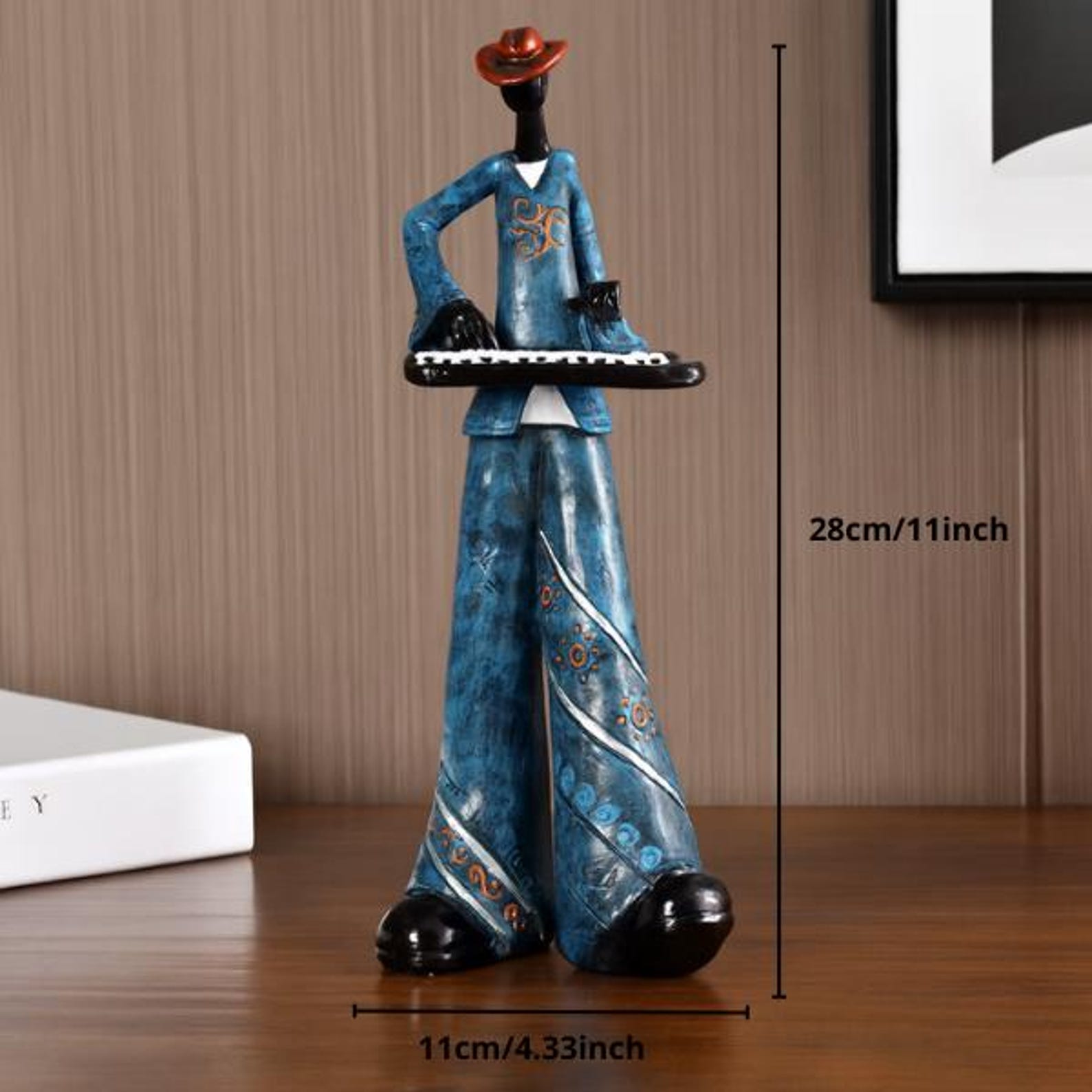 Resin Jazz Band Figurines: Colorful Music Statues for Home Decor - Etsy