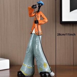 Resin Jazz Band Figurines: Colorful Music Statues for Home Decor - Etsy