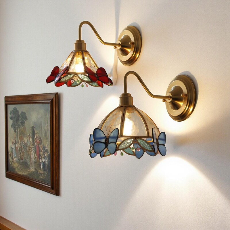 Stained Glass Sconce - Etsy