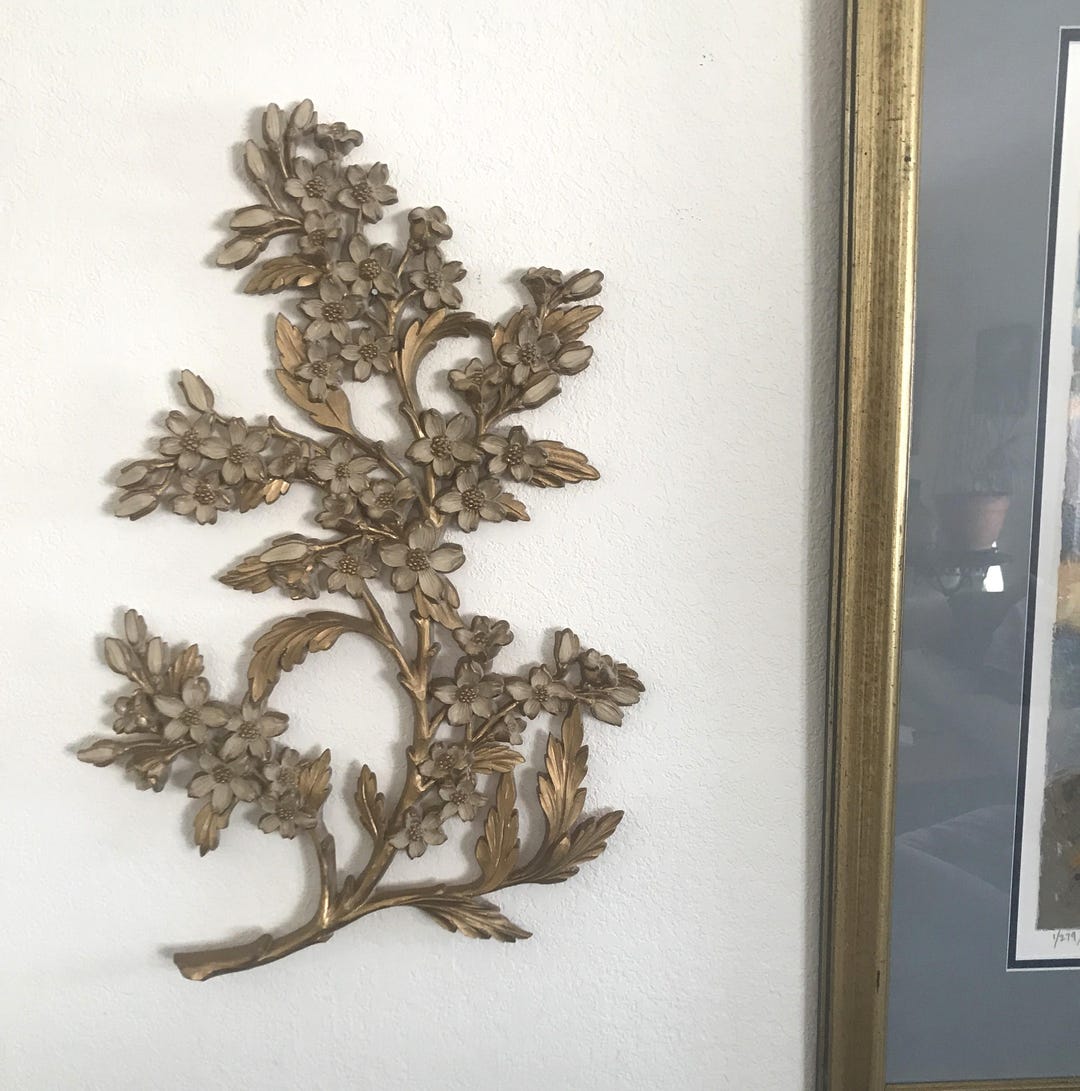 Vintage Syroco Dogwood Flower Branch Wall Art - Etsy