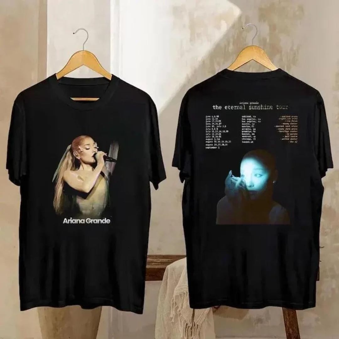 Ariana Grande Eternal Sunshine Tour 2026 T Shirt Sweatshirt Unisex Pop ...