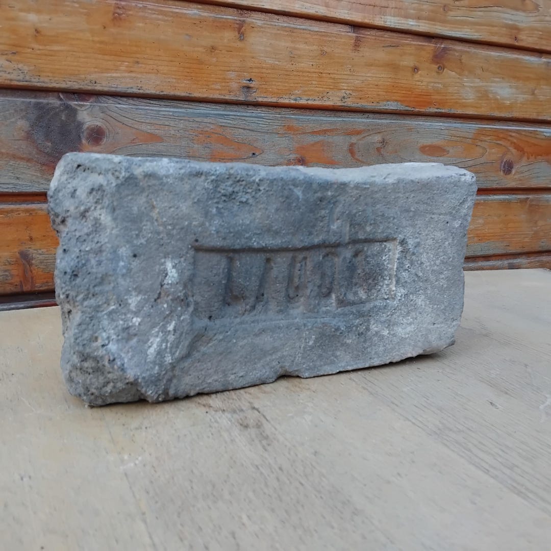 LAUDA Vintage Clay Brick With Marking Antique Ukrainian Brick (1890 ...