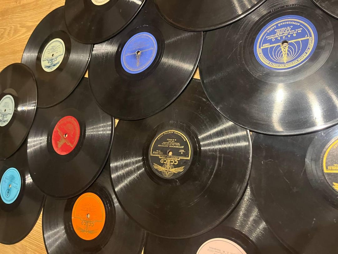 Vintage 1950s Shellac Records 78 RPM – Lot of 15 – World – USSR ...