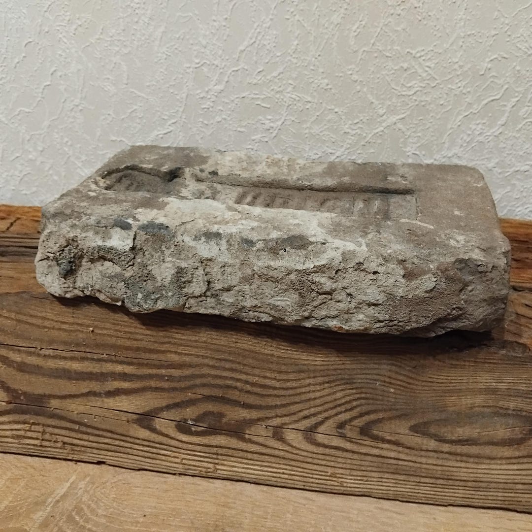 URICH - Vintage Clay Brick With Marking Antique Ukrainian Collectible ...