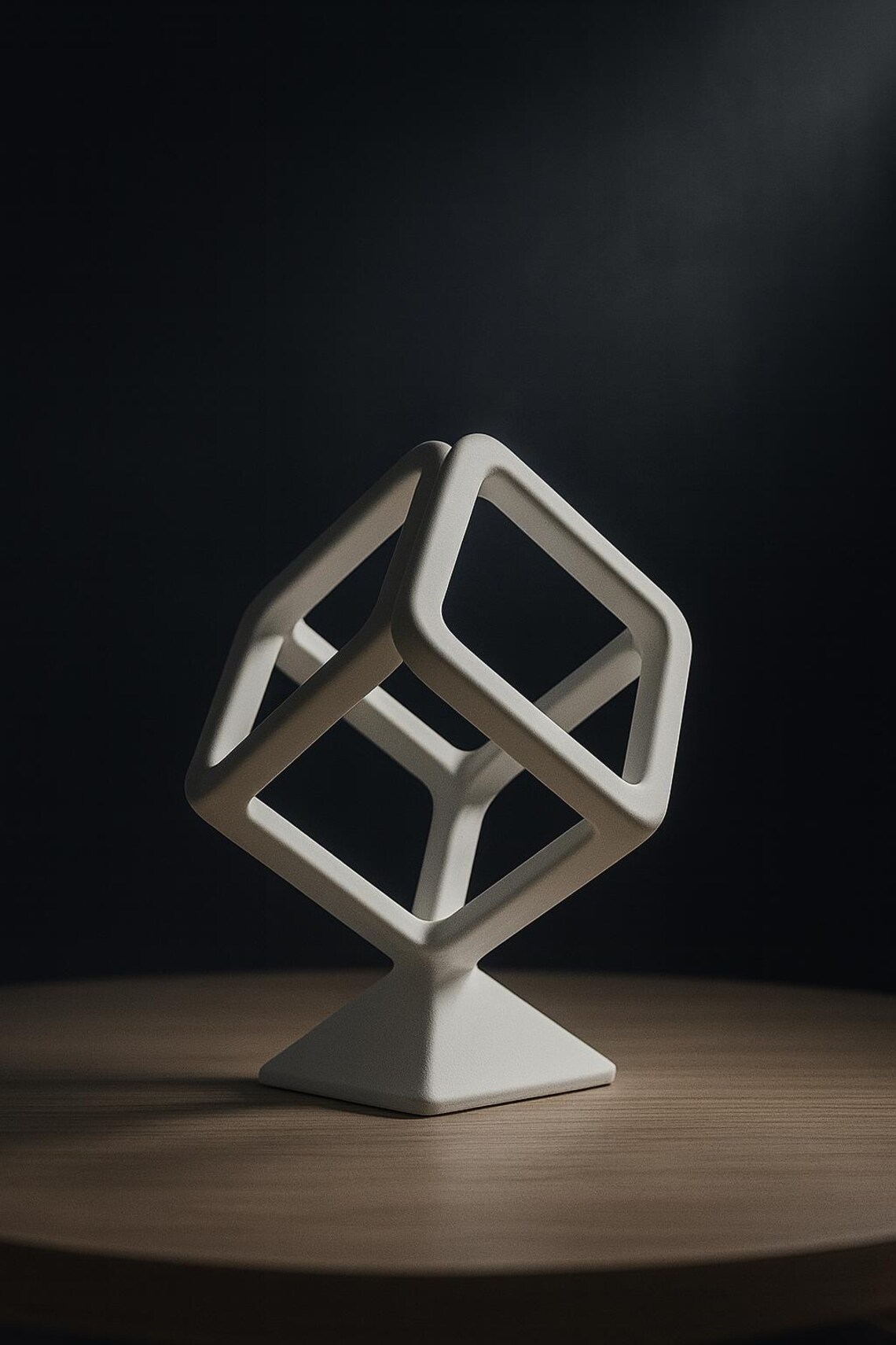 Geometric Cube Sculpture STL File: 3D Printable Modern Art - Etsy