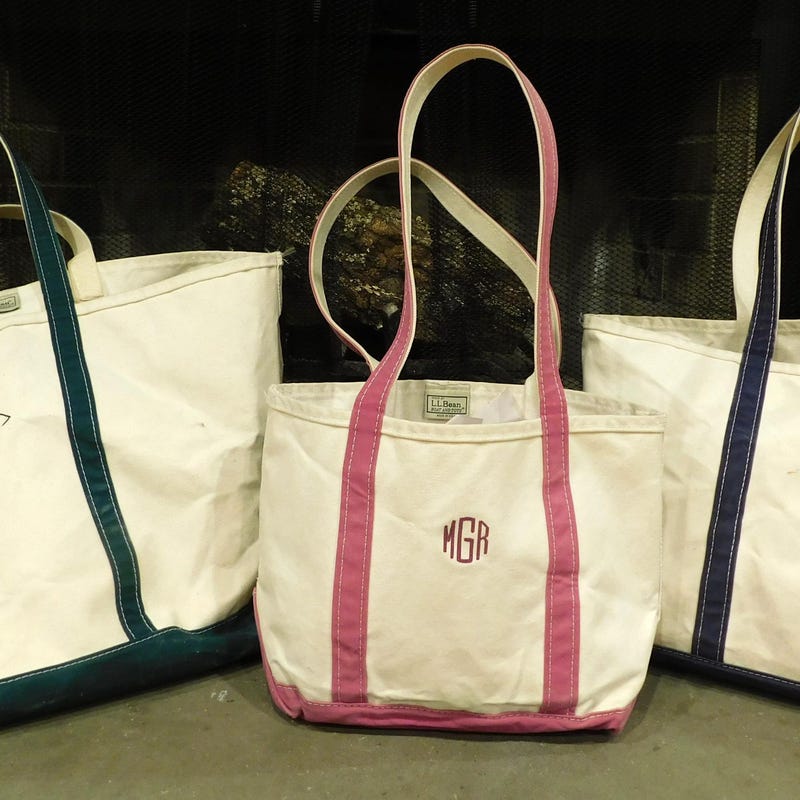 Ll Bean Boat Tote Vintage - Etsy