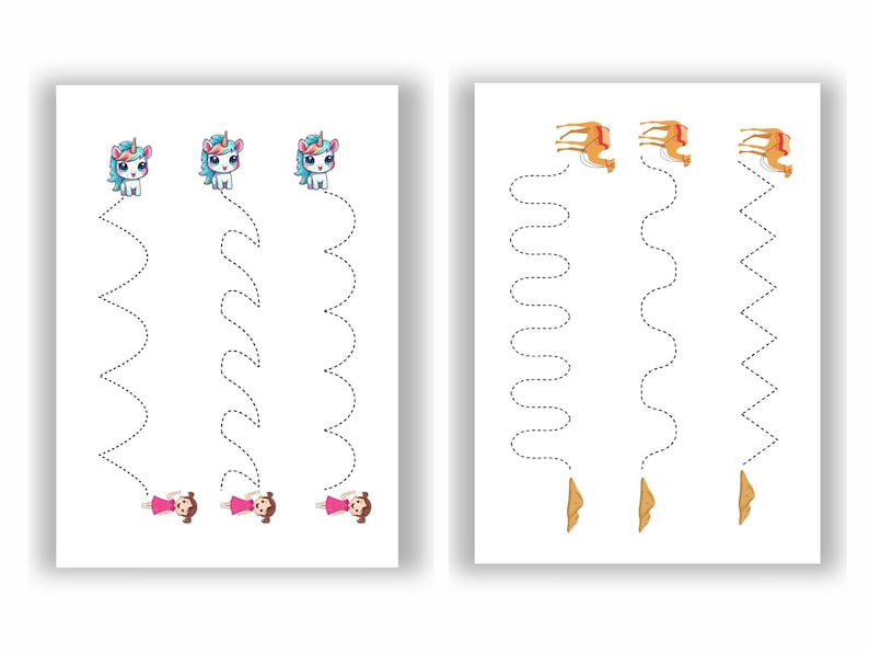 Preschool Tracing Worksheets -line Trace Page Printable - Homeschool ...