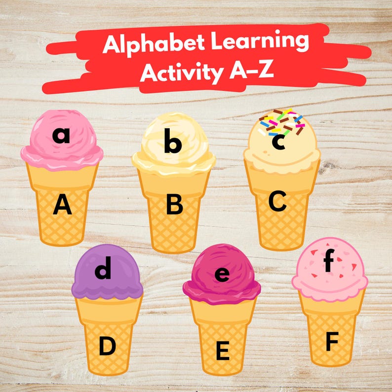 Alphabet Matching Activity A–Z for Kids | Uppercase & Lowercase ...